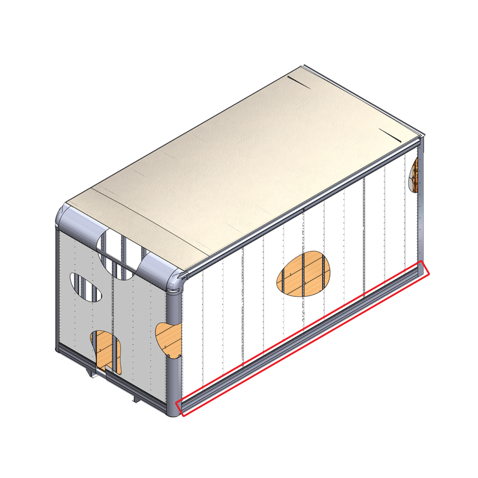 Bottom Side Rail - Big Deal Parts