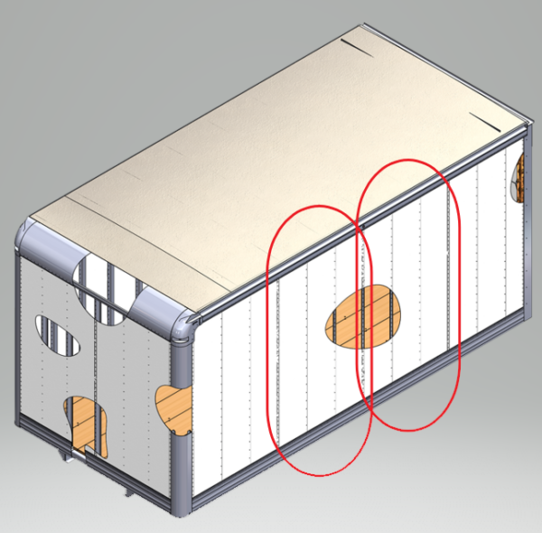 Side Wall Panel, 97.5"x49" - Big Deal Parts